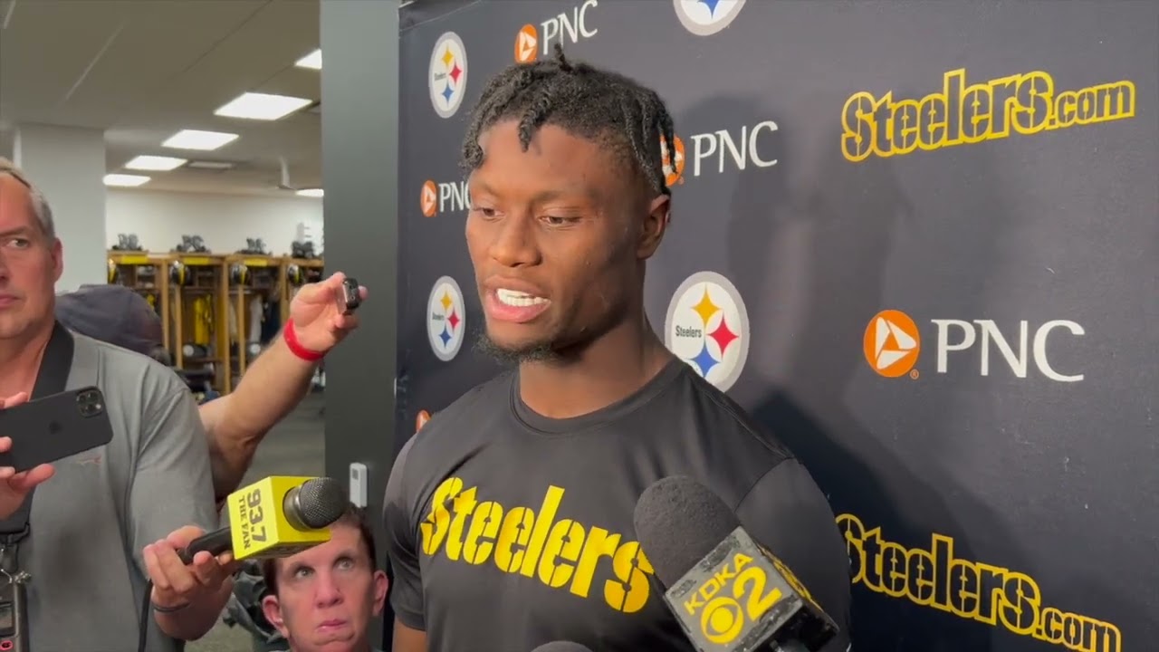 George Pickens Expectations for Steelers vs. Bengals - YouTube