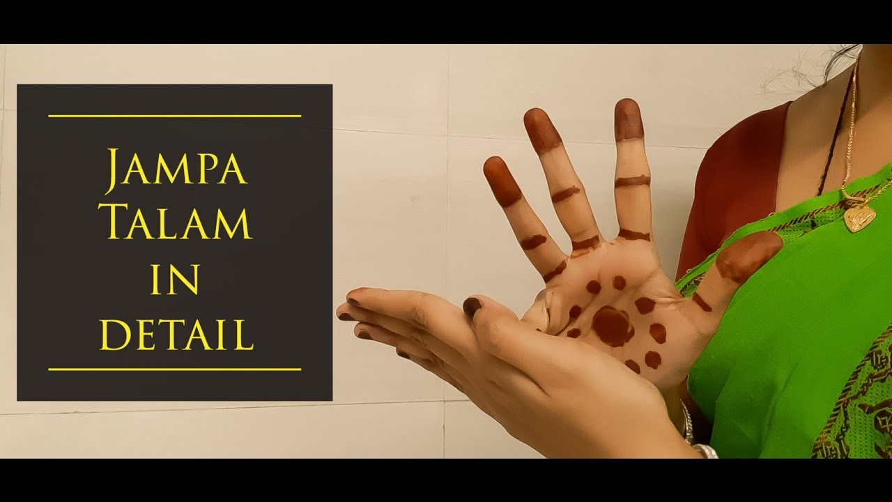 Jampa Talam in Pancha Jaatis | Talam for beginners | Basics explained ...