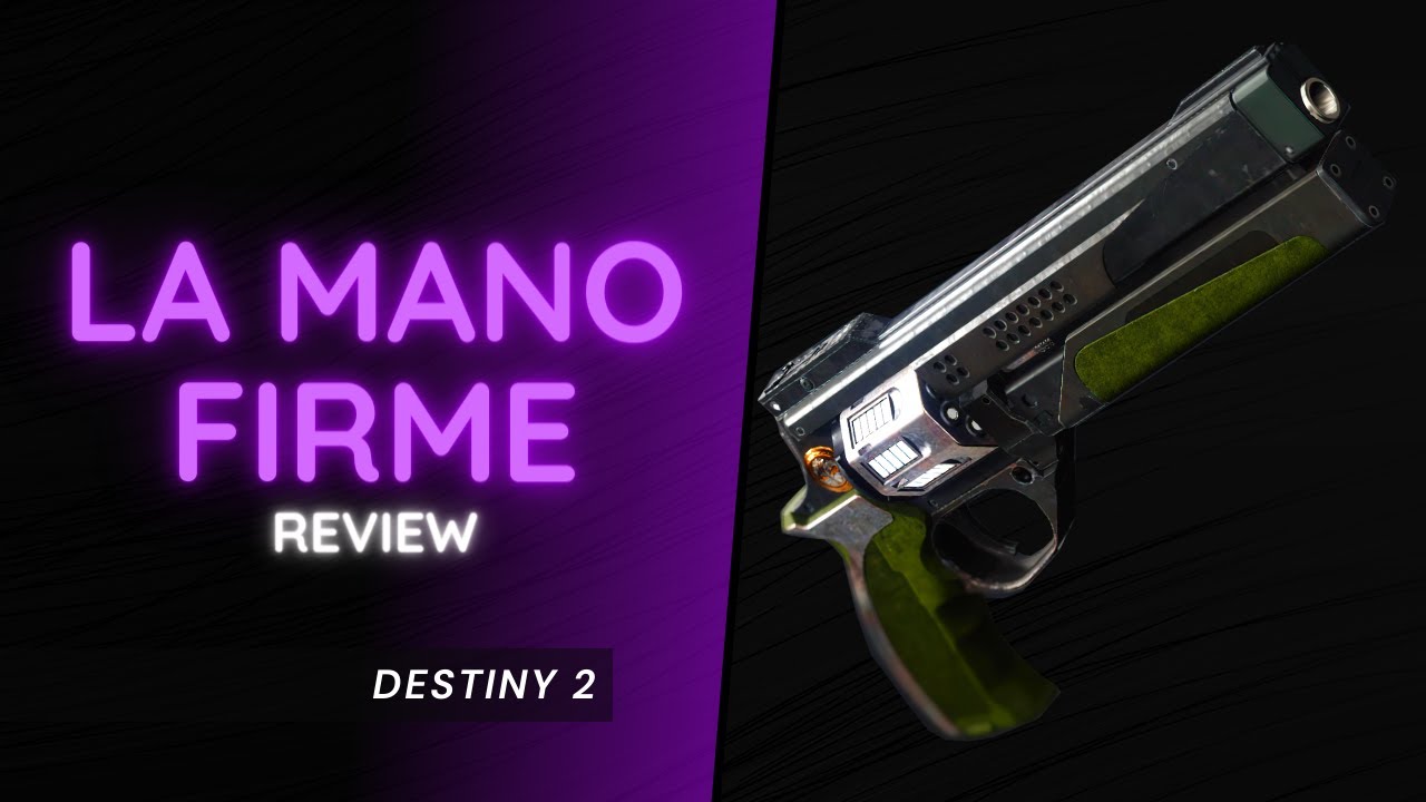 La Mano Firme (Review) Destiny 2 - Royer⚡Random - YouTube
