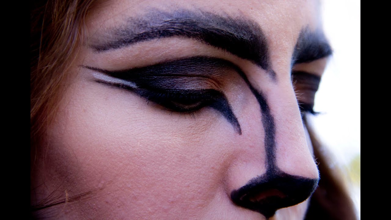 Halloween Makeup Tutorial Wolf Costume - YouTube
