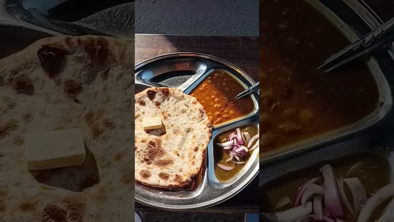 Desi Indian Street food | Spacial Naan Chhole 👌 - YouTube