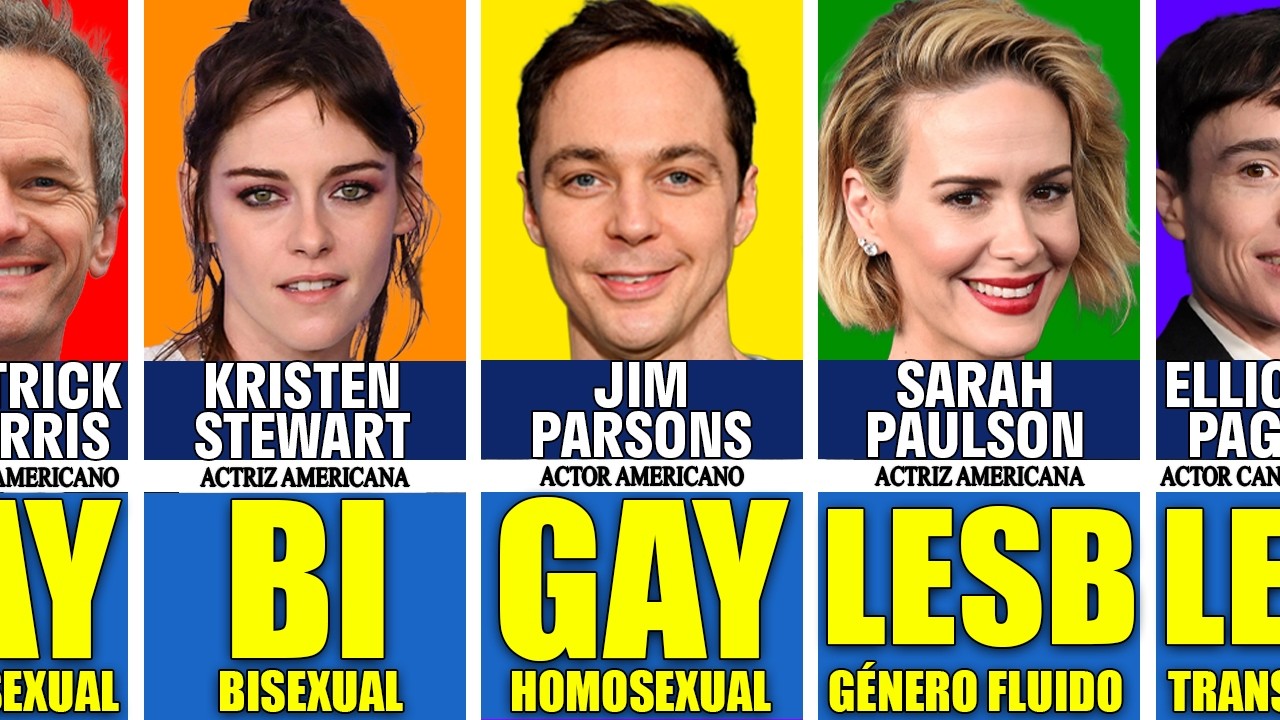 100 Celebridades de Hollywood Abiertamente Gays y Lesbianas (LGBT ...