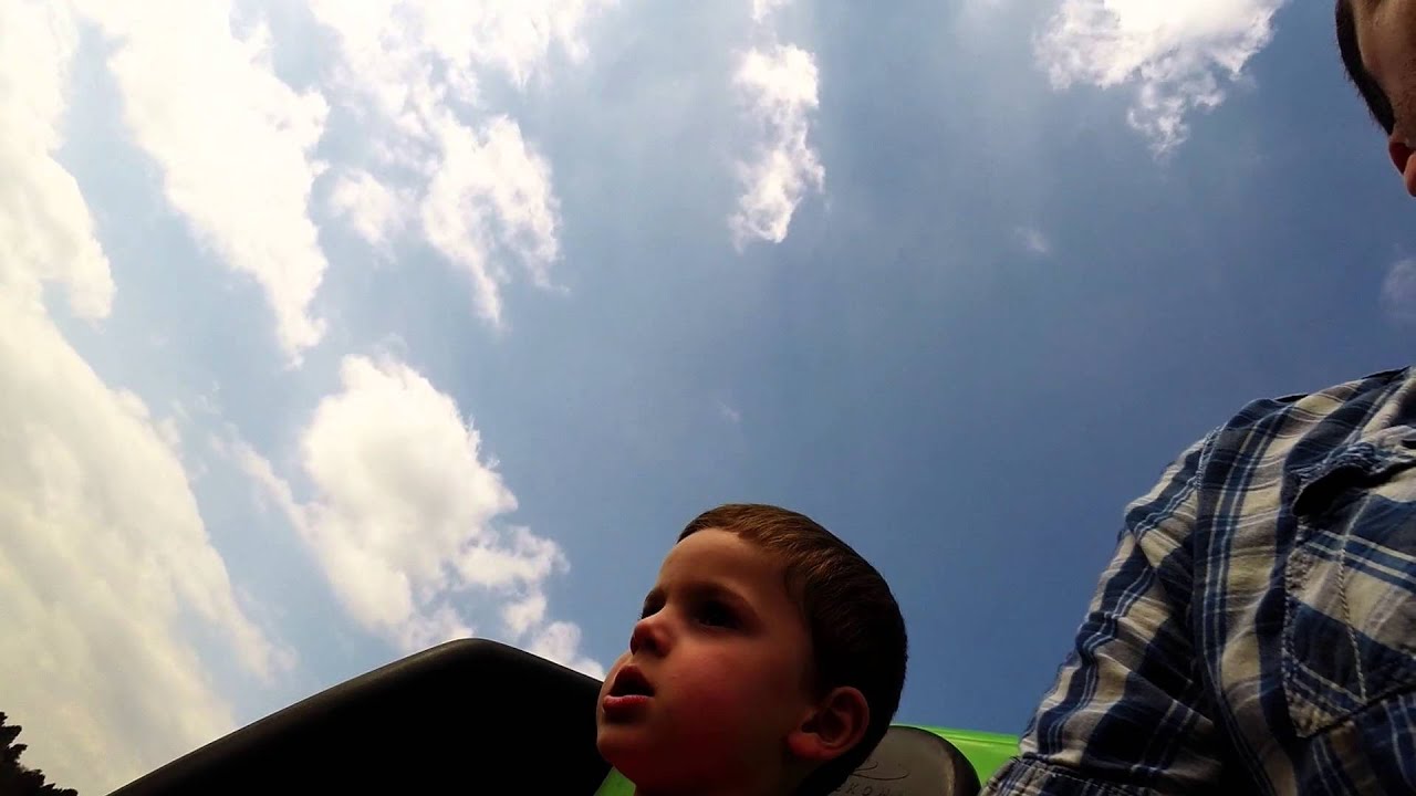 james ride Ben 10 at Drayton Manor first time - YouTube