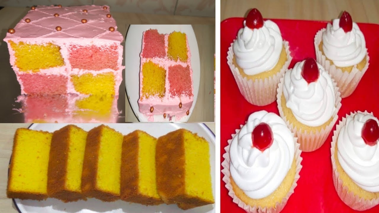 THREE TYPES OF CAKES #cakerecipes - YouTube