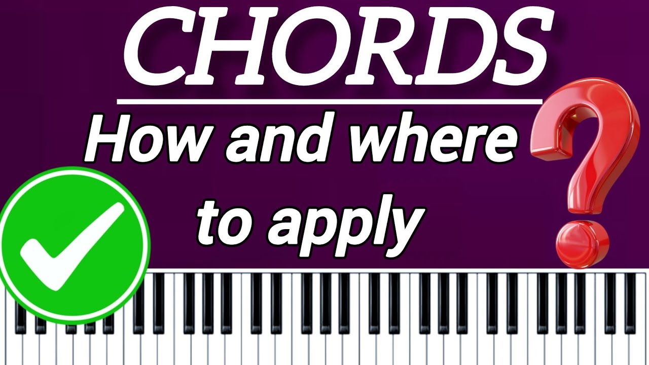 Chords Basic rule| learn in 2 steps| piano tutorial | chords tutorial ...