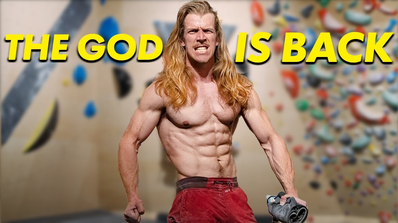 Return Of The Climbing God - Thor Climbing On Hard Moves - YouTube