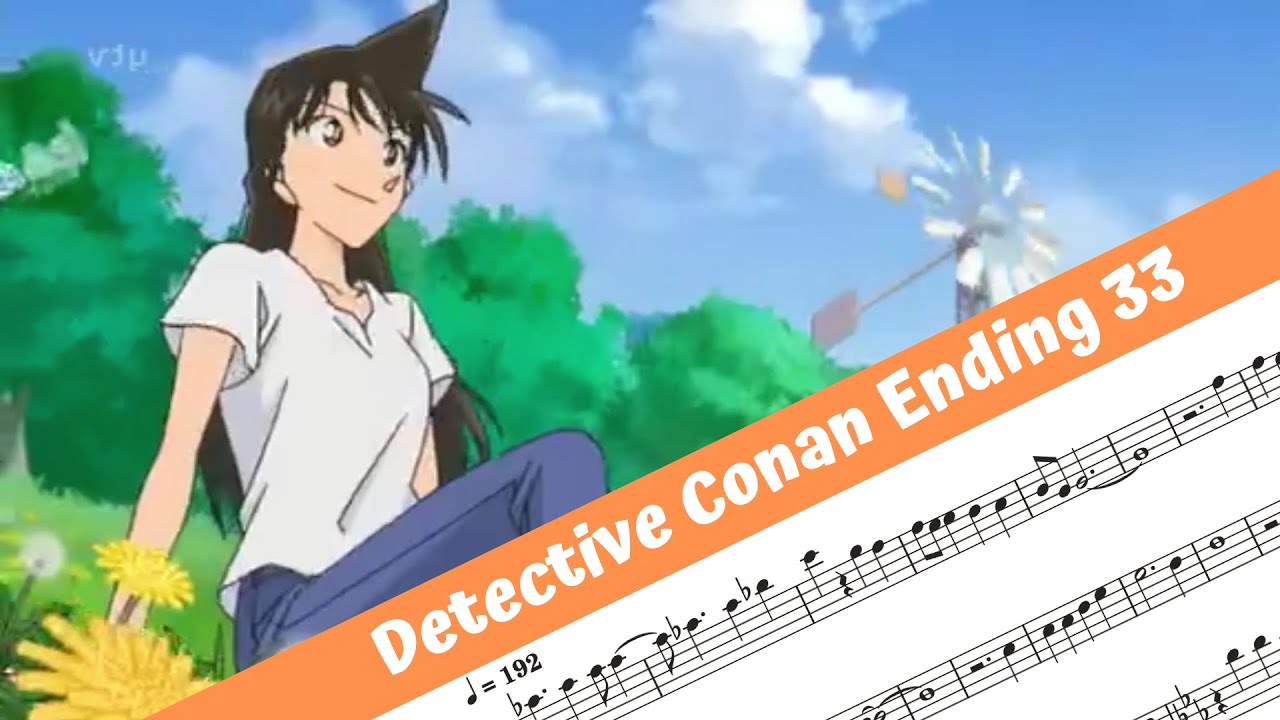 Detective Conan Ending 33 (Flute) - YouTube