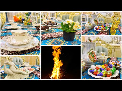 Novruz süfrəsi🍃Zövqlü Süfrə bəzədilməsi💕Şirniyyat süfrəsi🌸İkincisi od çərşənbəsi🔥İdeal süfrəm😁