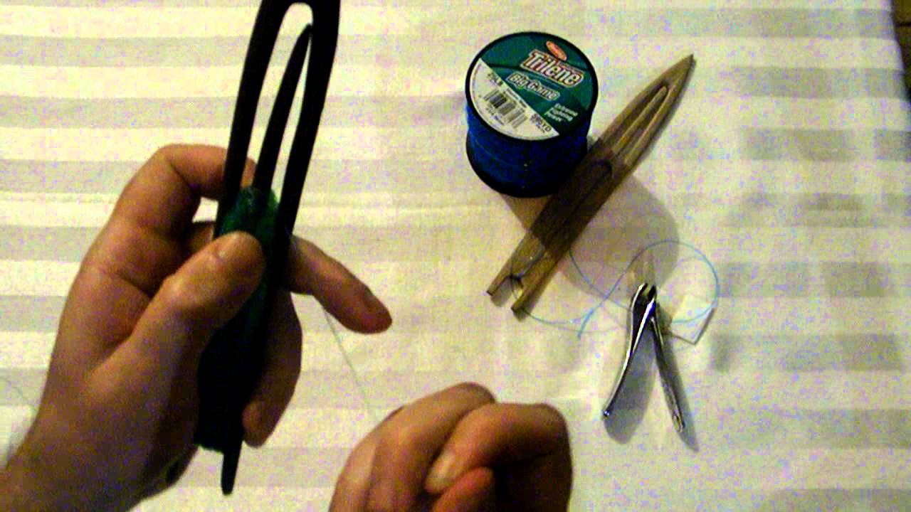 How To Double Up Line on Cast Net Needle Shuttle - YouTube