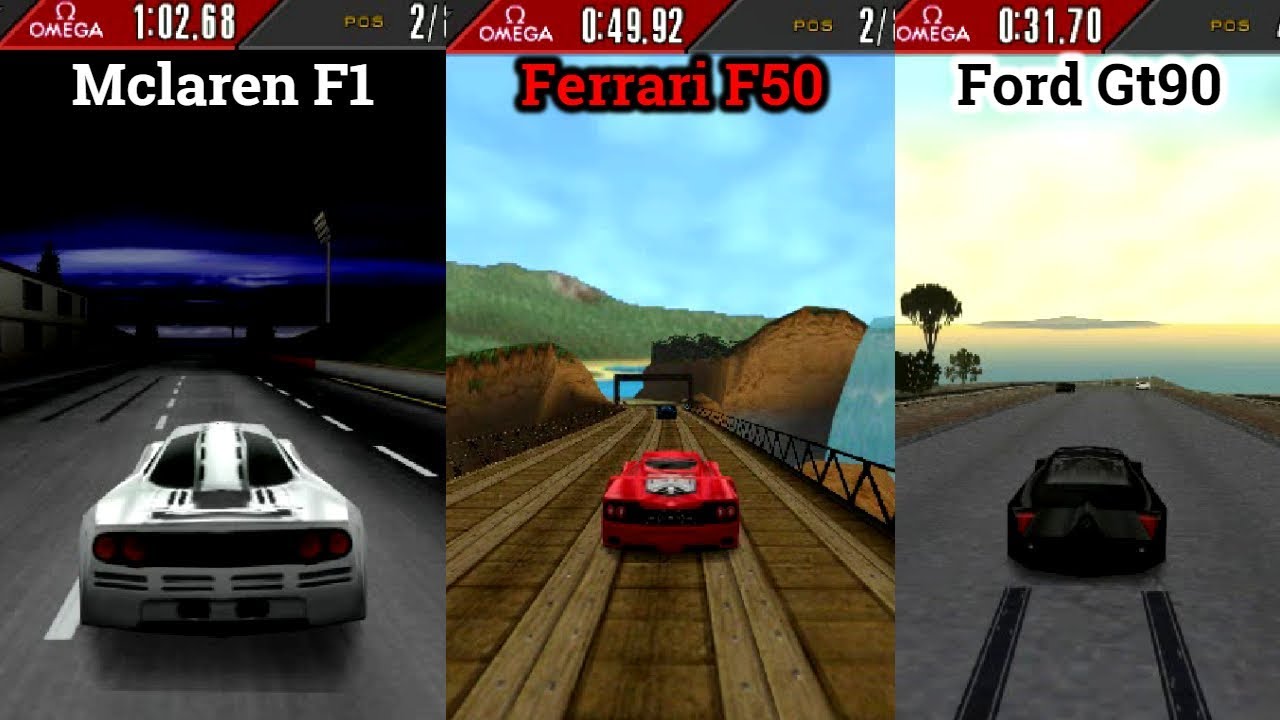 Need For Speed 2 PC Gameplay With Mclaren F1, Ferrari F50, Ford GT90 ...