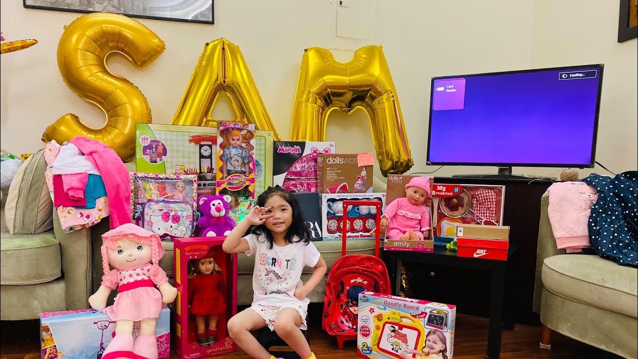 Sam opening gift 3 - YouTube