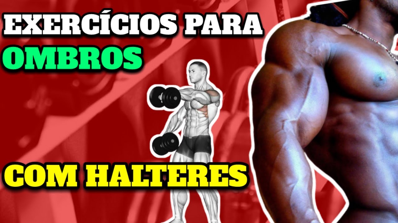 8 Exercícios para Ombros com Halteres (Em casa) - YouTube
