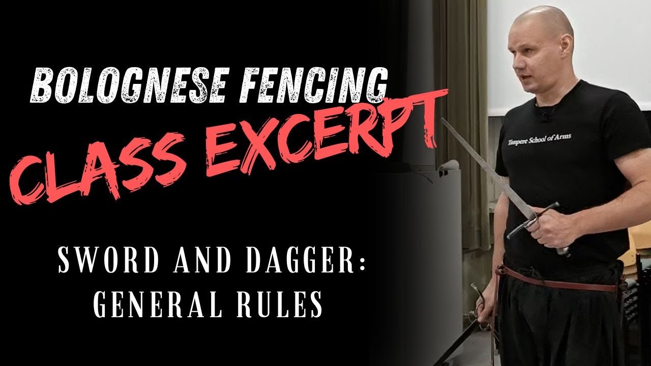 Learn Bolognese fencing - Class excerpt: General rules for sword and ...