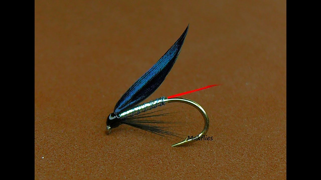 Fly Tying a Silver Butcher ( Wet Fly ) by Mak - YouTube