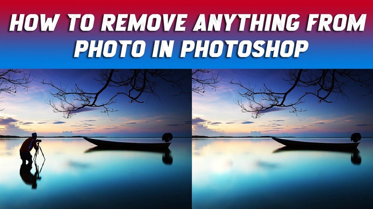 How To Remove Anything From a Photo In Photoshop by Mragank - YouTube