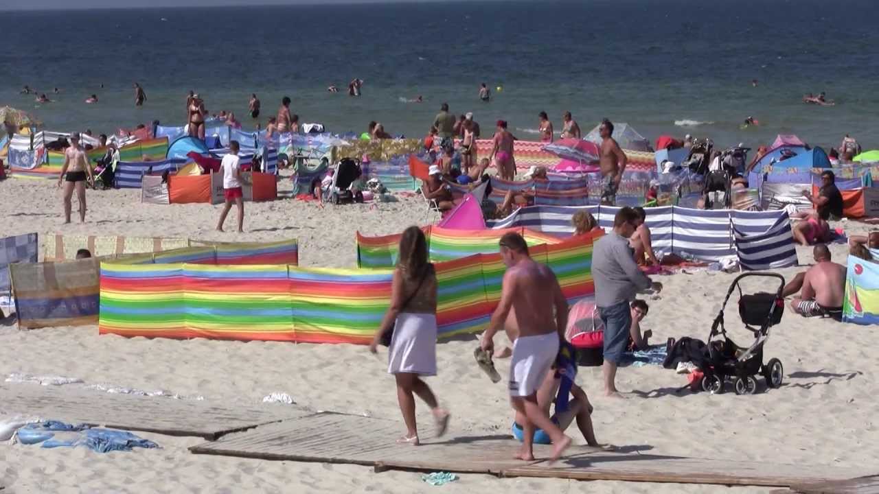 Dębki plaża - YouTube