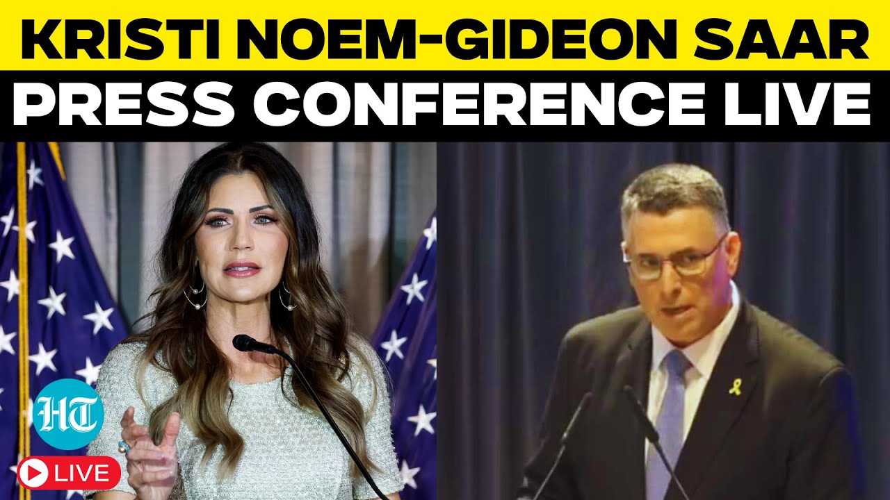 LIVE: Kristi Noem Holds a News Conference with Israel's Foreign ...