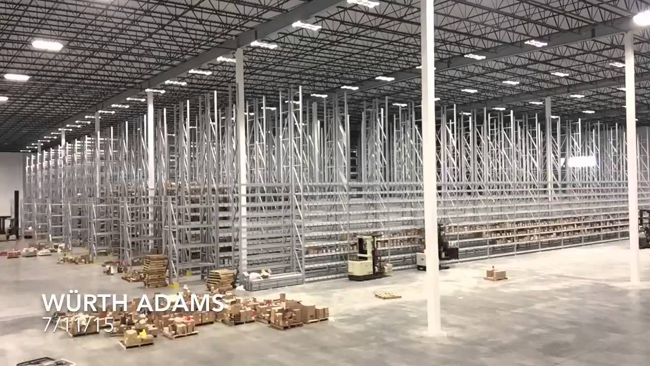 Würth Warehouse Build - YouTube