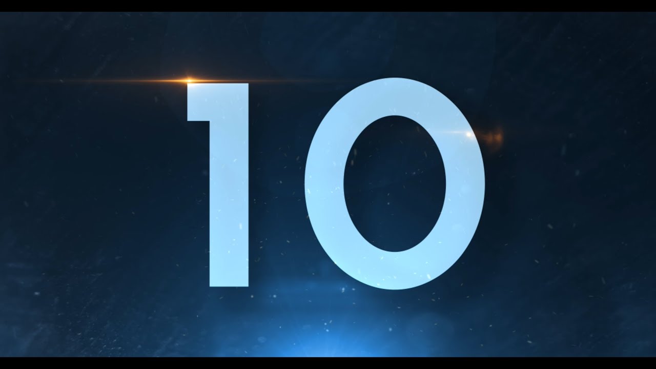 10 sec COUNTDOWN (v 196) TIMER with SOUND EFFECTS + VOICE HD - YouTube