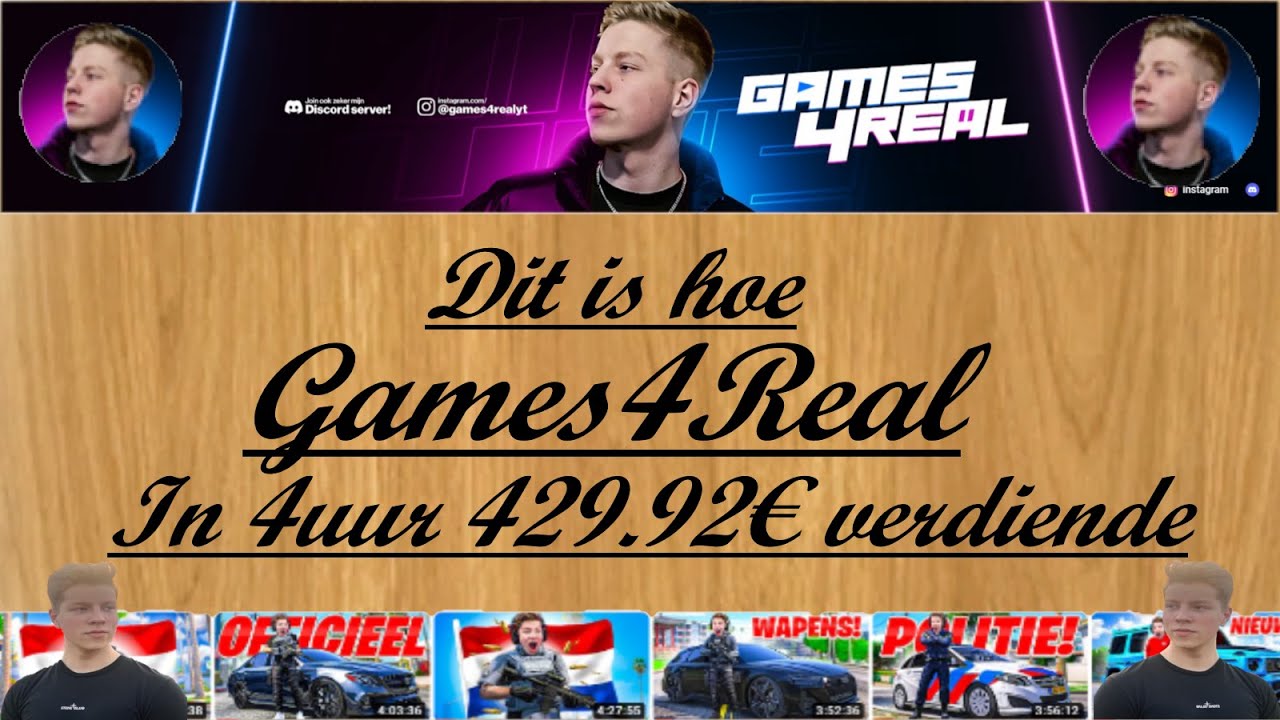 Games4Real krijgt 100€+ bom van een kijker en meer vs Dit is hoe ...