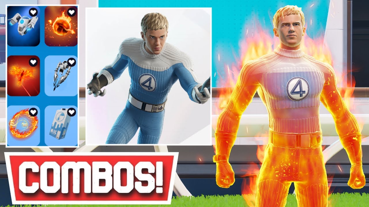 *NEW* BEST JOHNNY STORM SKIN COMBOS! | Fortnite - YouTube