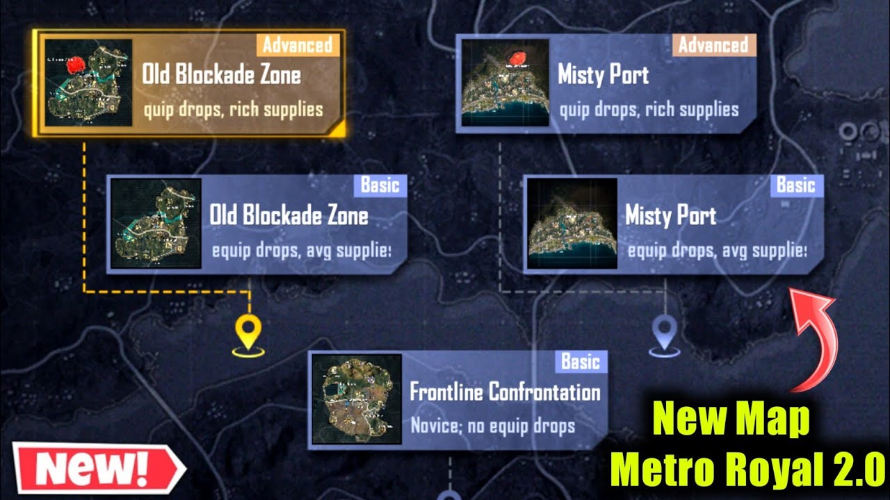 Metro Royal Finally Coming New Map(Misty Port) || PUBG MOBILE METRO ...