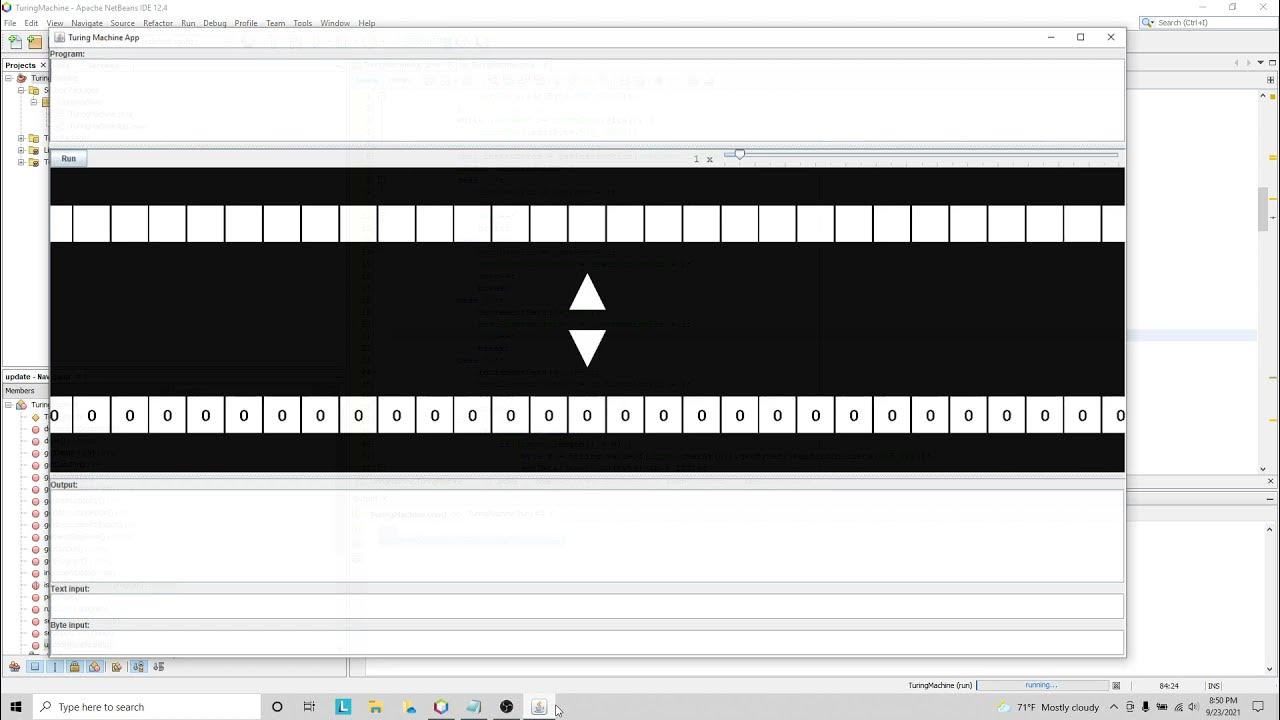 Java BrainF*** Interpreter And Visualizer [Universal Turing Machine ...