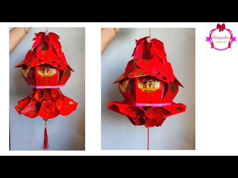Chinese New Year Lantern #065 | 2model lampion angpao | 新年灯笼 - YouTube