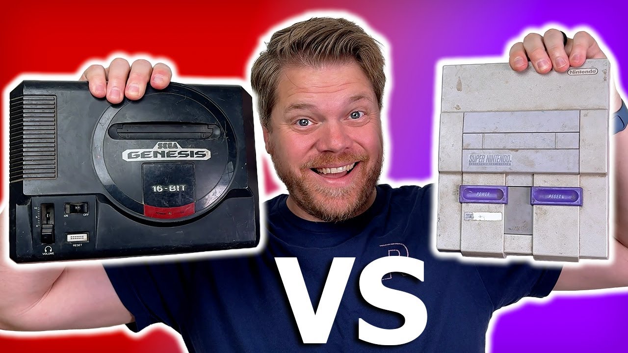 Console Wars! Which Early 90's Console is Cleaning King? - YouTube