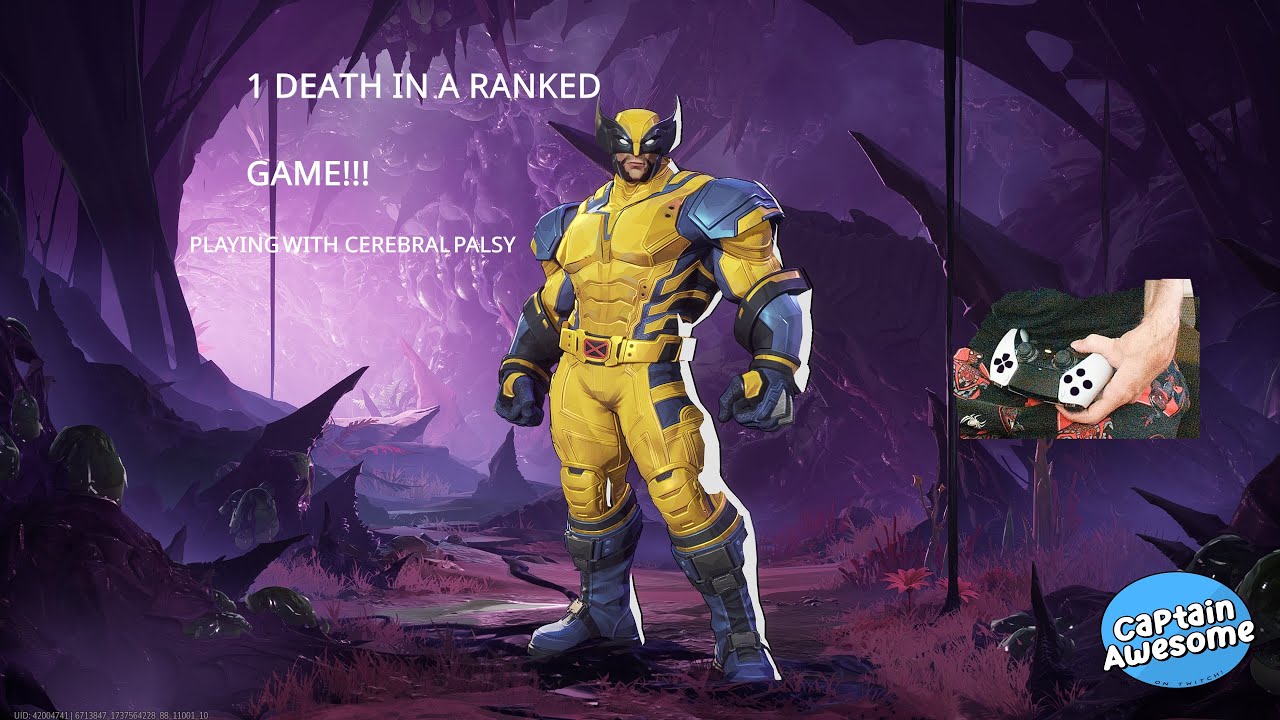 Marvel Rivals: Wolverine 1 Death Ranked Game Playing With A Disability ...