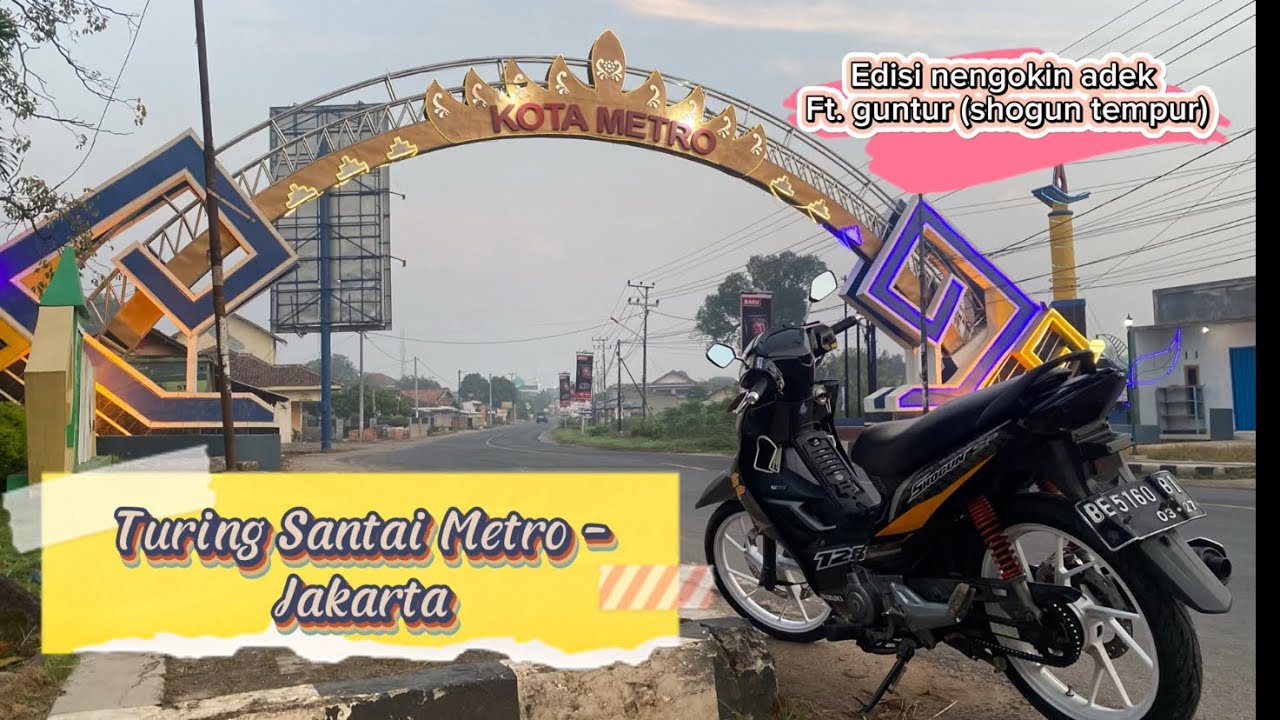 Touring Metro Lampung to Jakarta feat Shogun 125 SP - YouTube