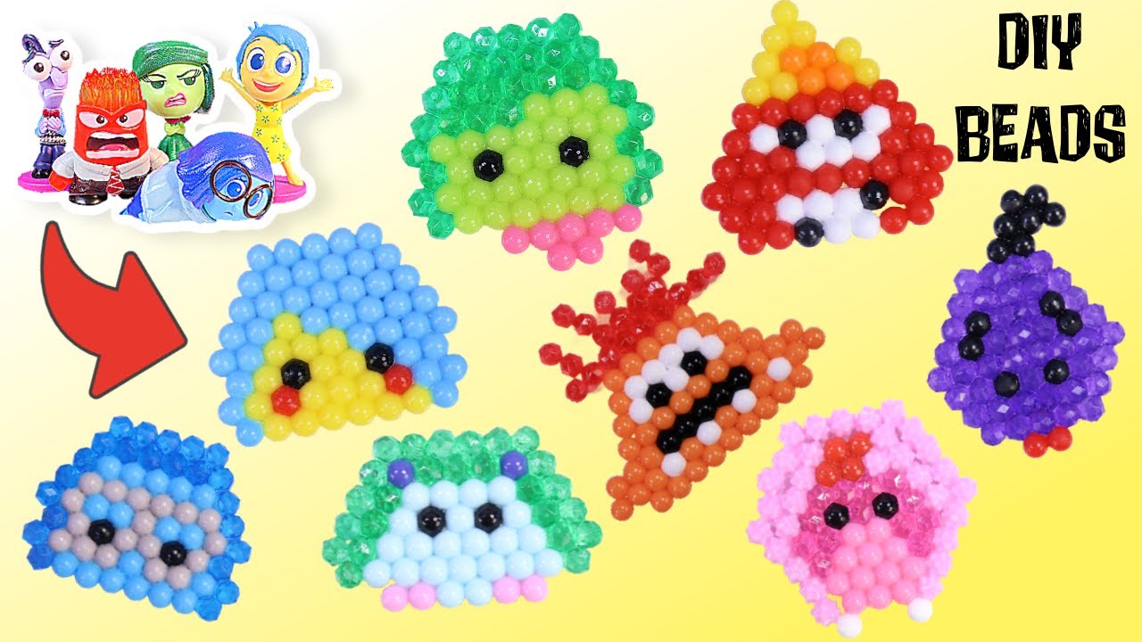Inside Out 2 All Emotions DIY Aquabeads - YouTube