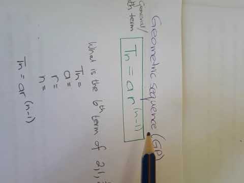 Geometric sequences - find Tn - YouTube