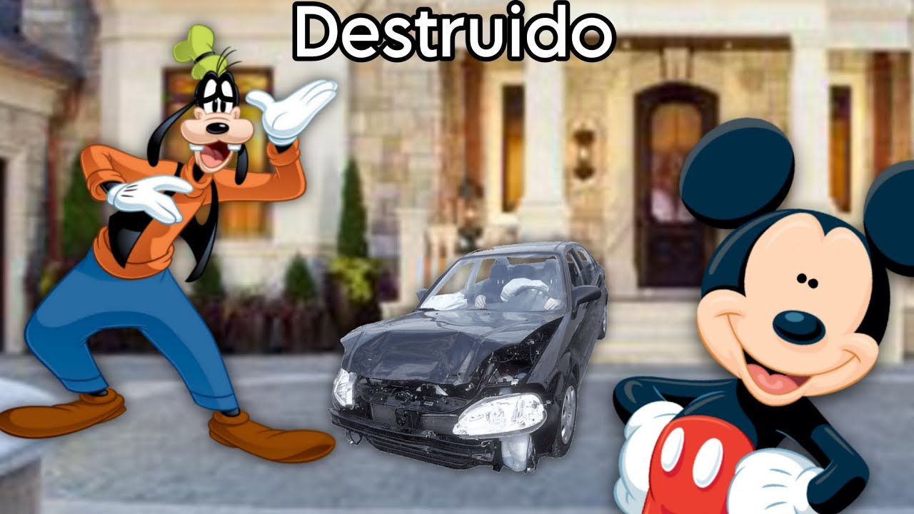 Cuando Goofy destruye el auto de Mickey 😃 ️ - YouTube