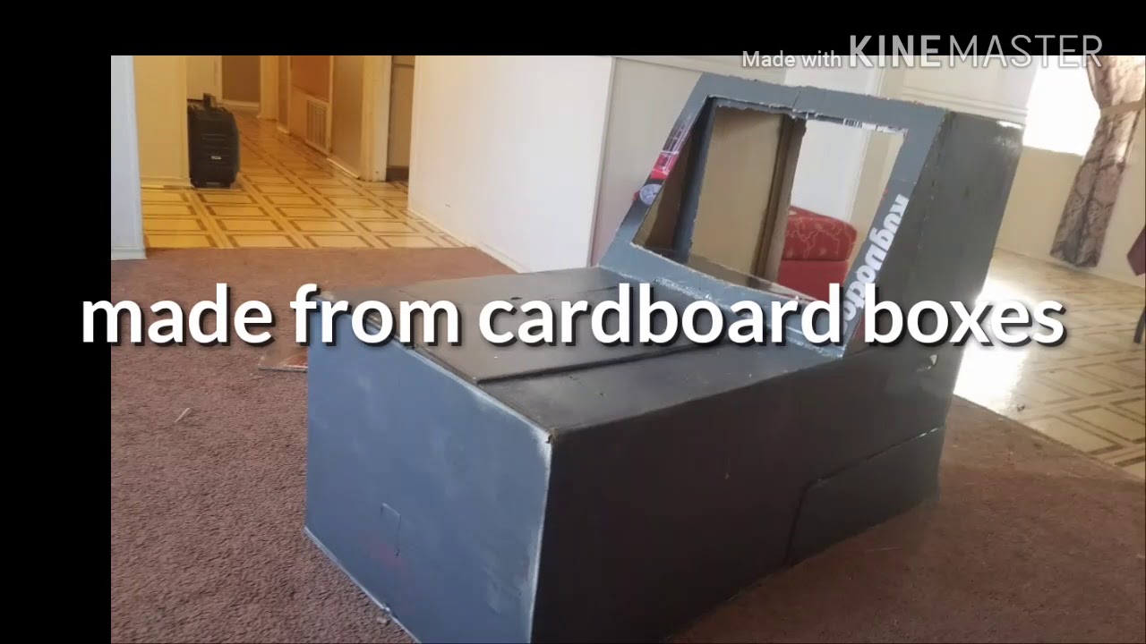 Cardboard semi truck - YouTube