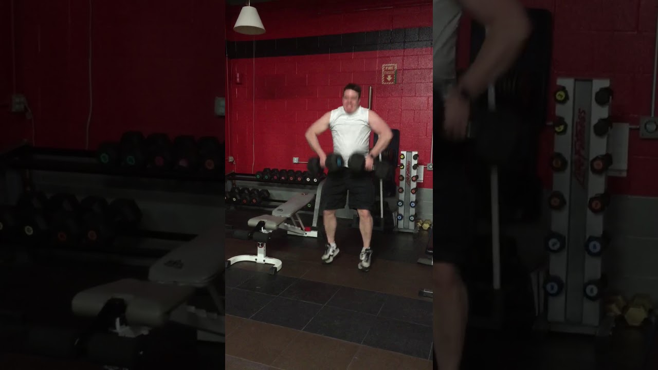 Dumbbell Clean Pull from the floor - YouTube