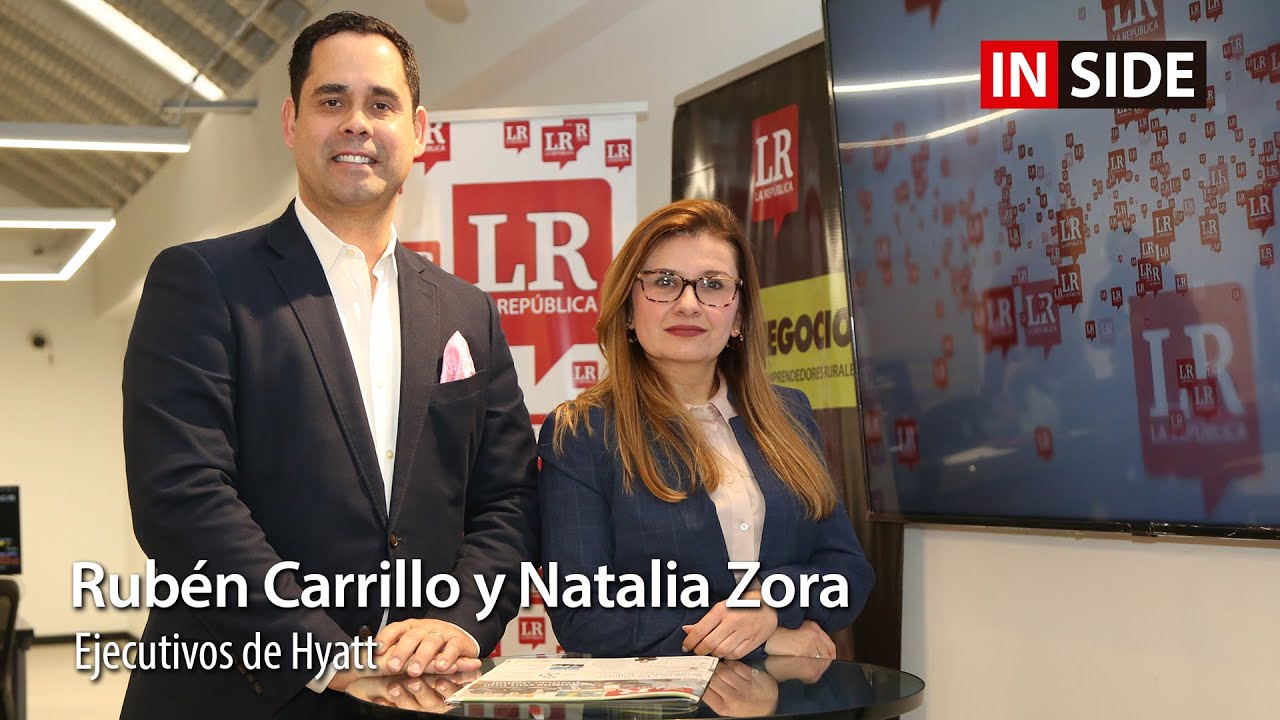 Natalia Zora y Rubén Carrillo, ejecutivos de Hyatt en Inside LR - YouTube