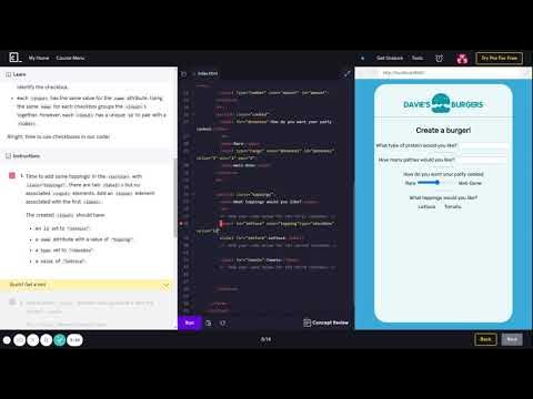 Learn HTML with Codecadmey HTML Forms CheckBox Input - YouTube