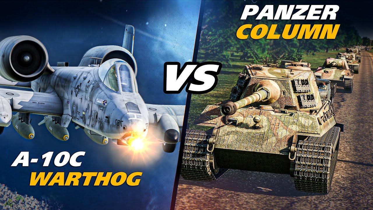 A-10C Warthog Vs WW2 Panzer Convoy | Digital Combat Simulator | DCS ...