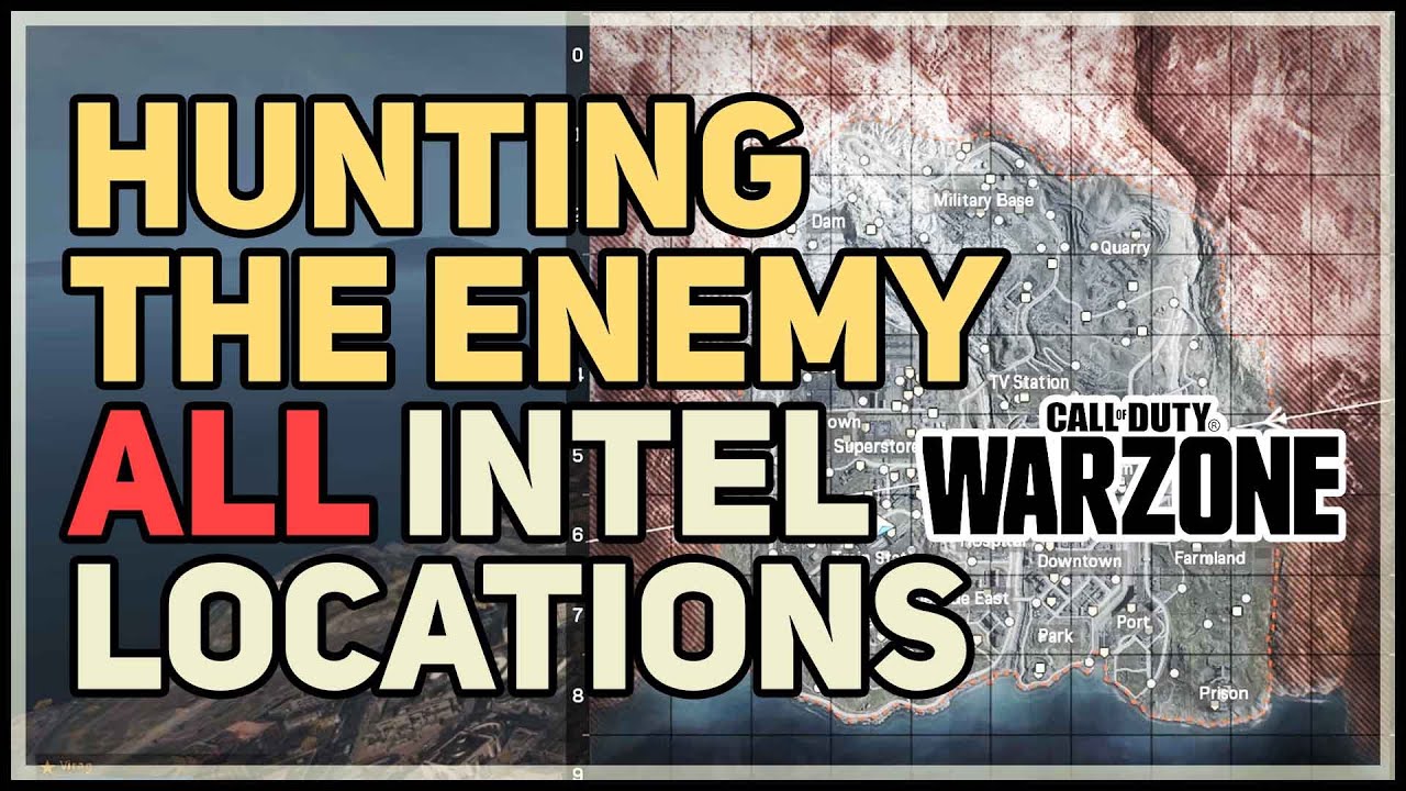 All Hunting the Enemy Intel Locations Call of Duty Warzone - YouTube