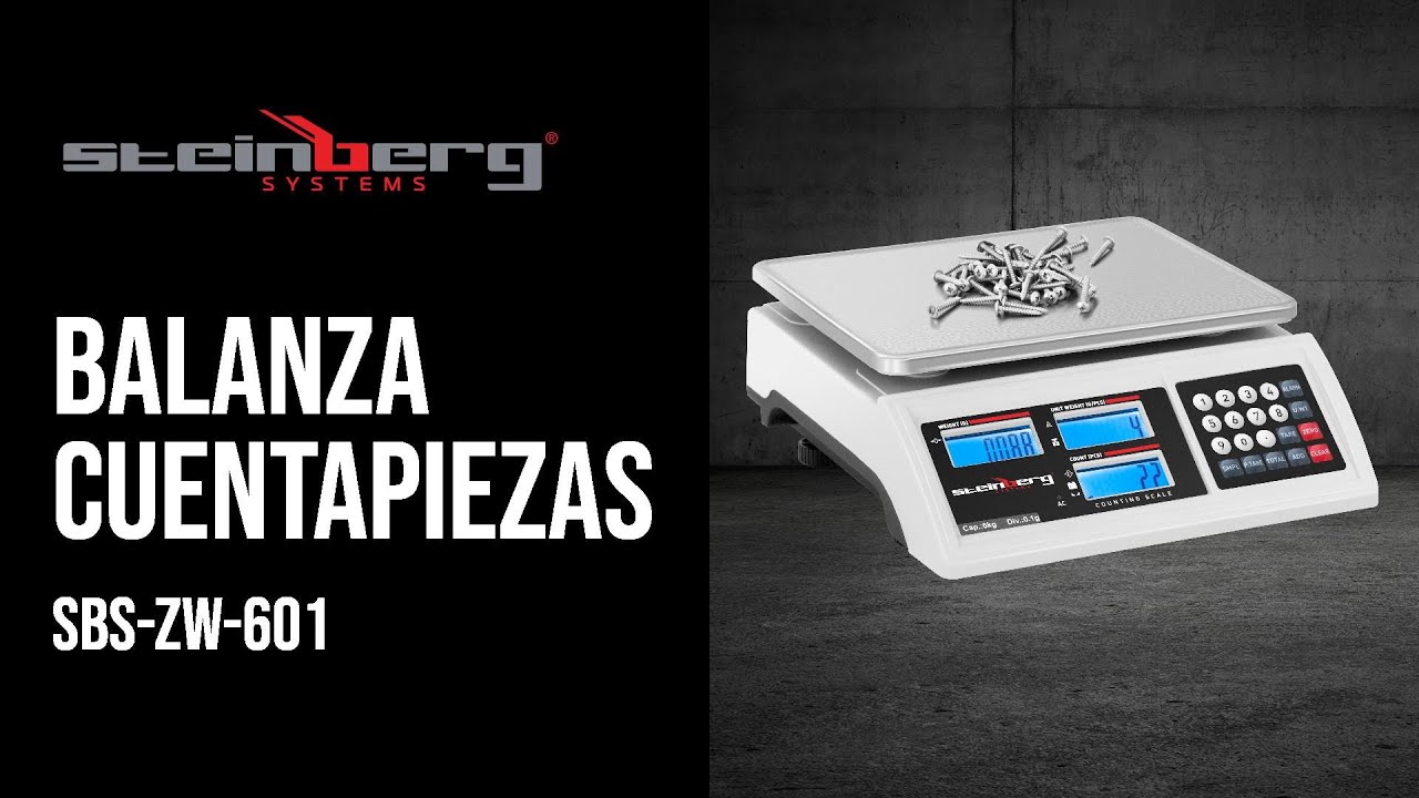 Balanza cuentapiezas Steinberg Systems SBS-ZW-601 | Presentación de ...