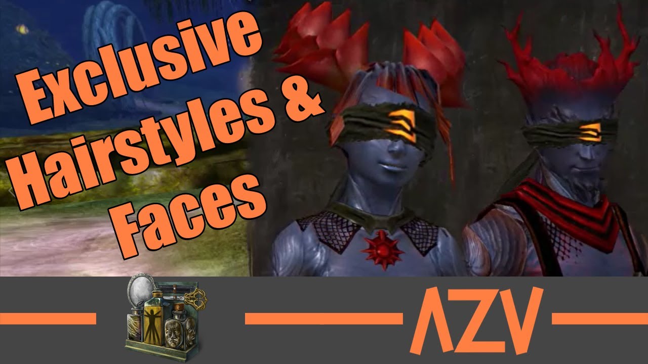 GW2: 🔥 All exclusive Sylvari hairstyles and faces 🔥 - YouTube