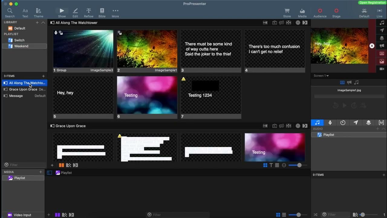Pro Presenter 7 - General Layout - YouTube