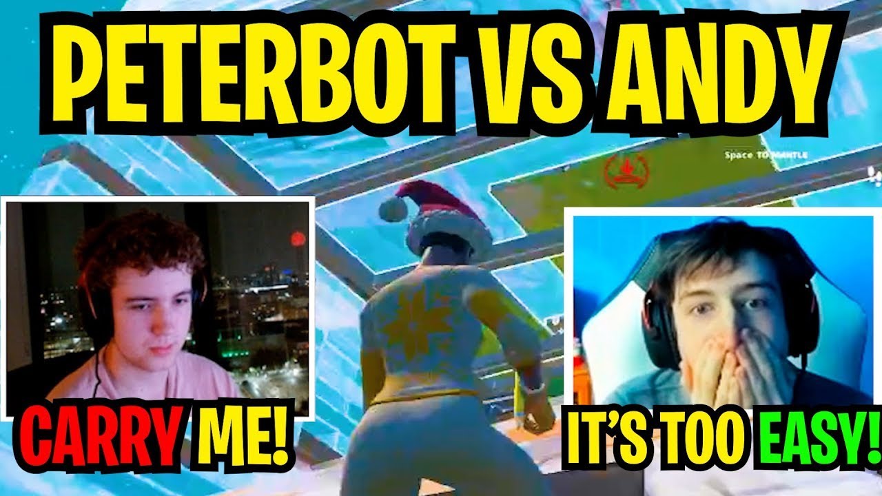 Peterbot & Reet VS Dcawesomer & Relax Andy 2v2 TOXIC WAGER! - YouTube