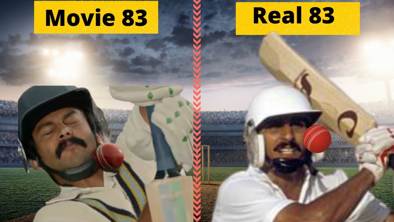 movie 83 real Vs actors | 1983 World cup- Real Players vs Movie Cast ...