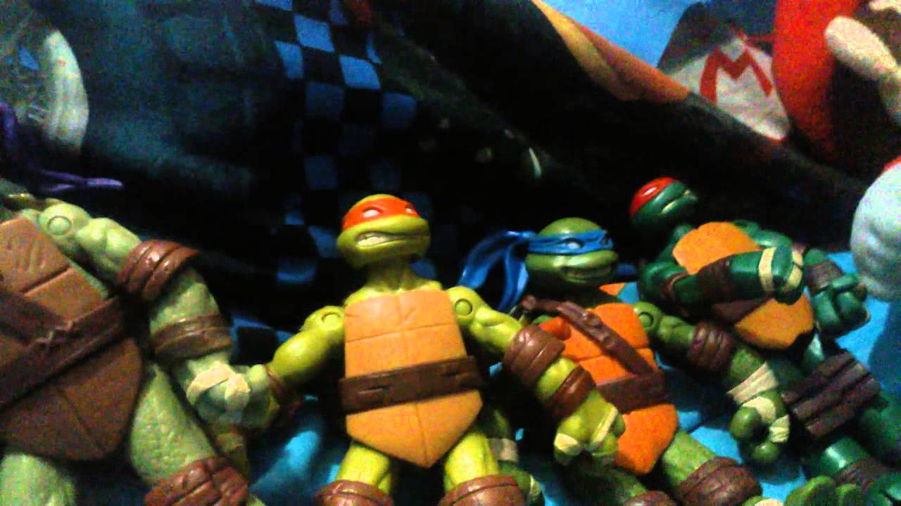 Mario Plush Legends Movie ninja turtles meet p 1 - YouTube