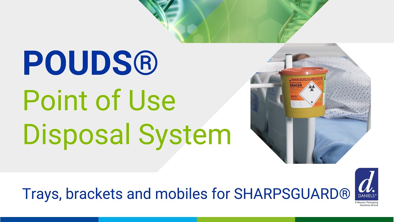 POUDS® Point of Use Disposal System for SHARPSGUARD® - YouTube