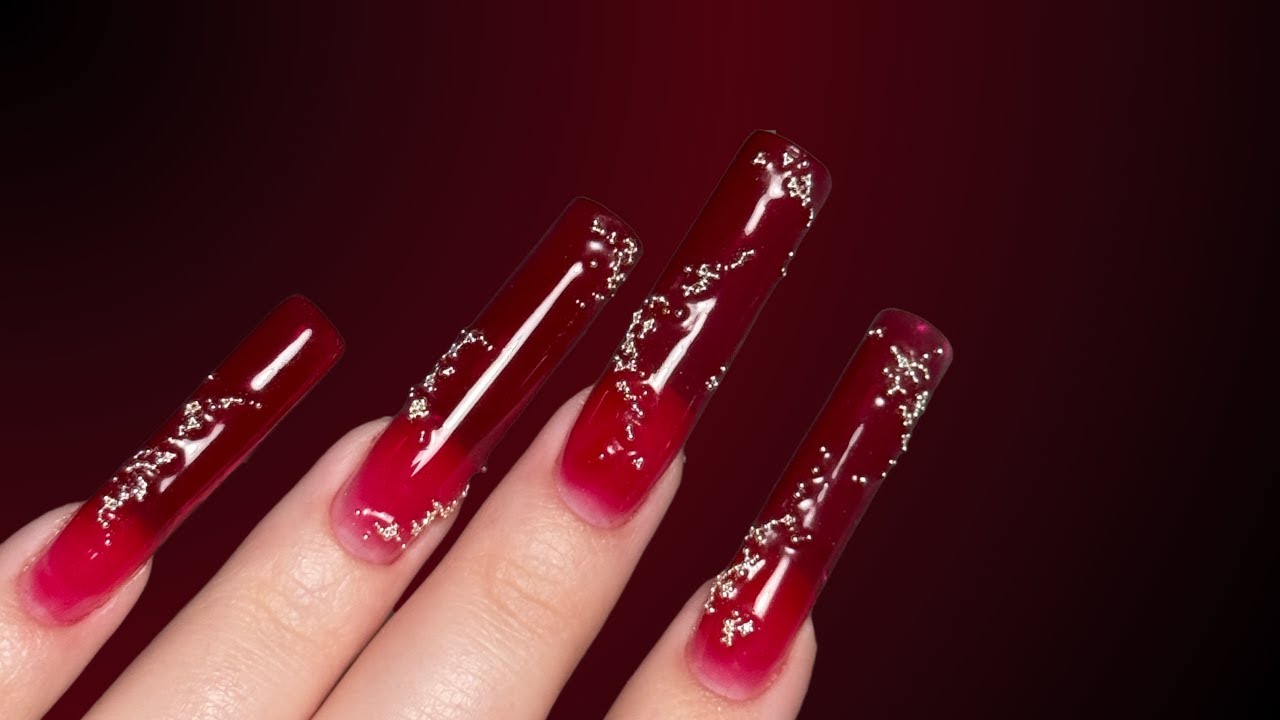 Cranberry Nails | Vitrage Vampire Design || CELESTIA - YouTube
