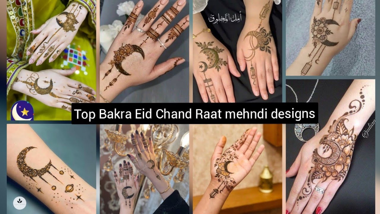 Very Simple Chand Raat Mehndi Design For Girls | Bakra Eid Mehndi ...