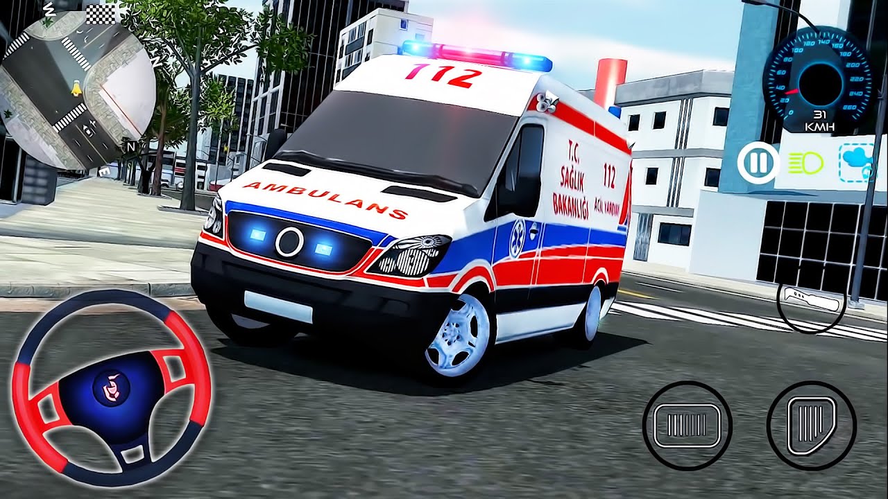 Ambulance Doctor Hospital Simulator - City Rescue Van Driving 3D ...